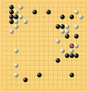 取り残された石 – ユキヤマの囲碁日記